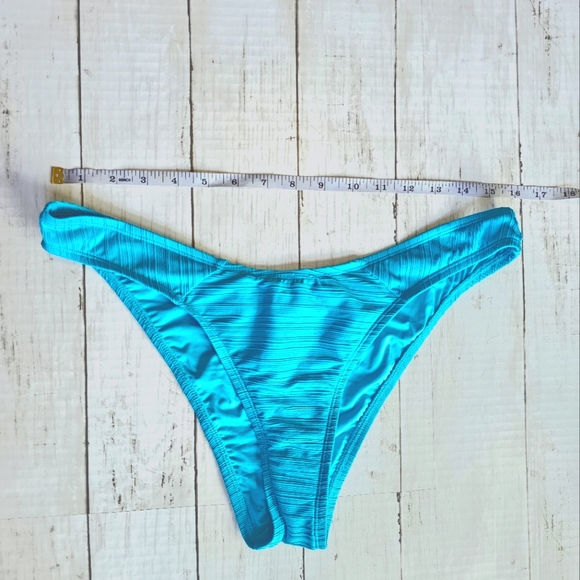 BCBGeneration | Swim | New Bcbg Ribbed Texture Turquoiseblue Cheeky ...